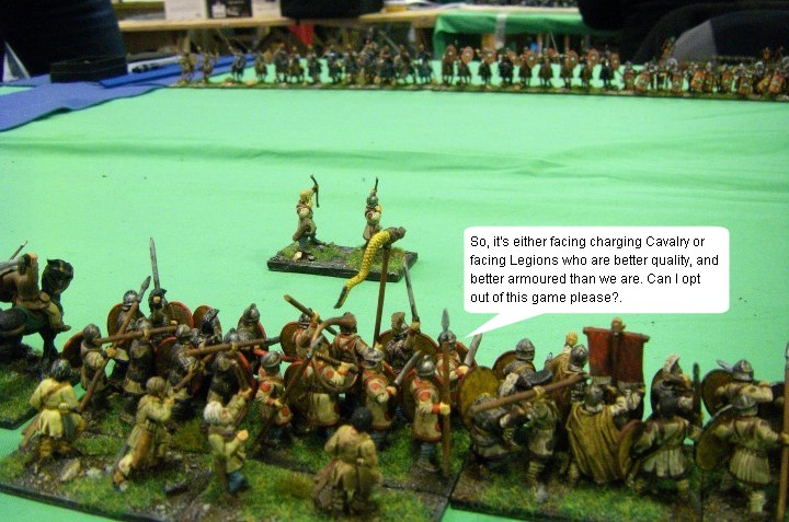 L Art de la Guerre Roman Era Battle Reports From Derby 2017 - Game 3